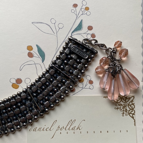 Daniel Pollak | Jewelry | Daniel Pollak Accessories Pewter And Crystal Costume Jewelry | Poshmark